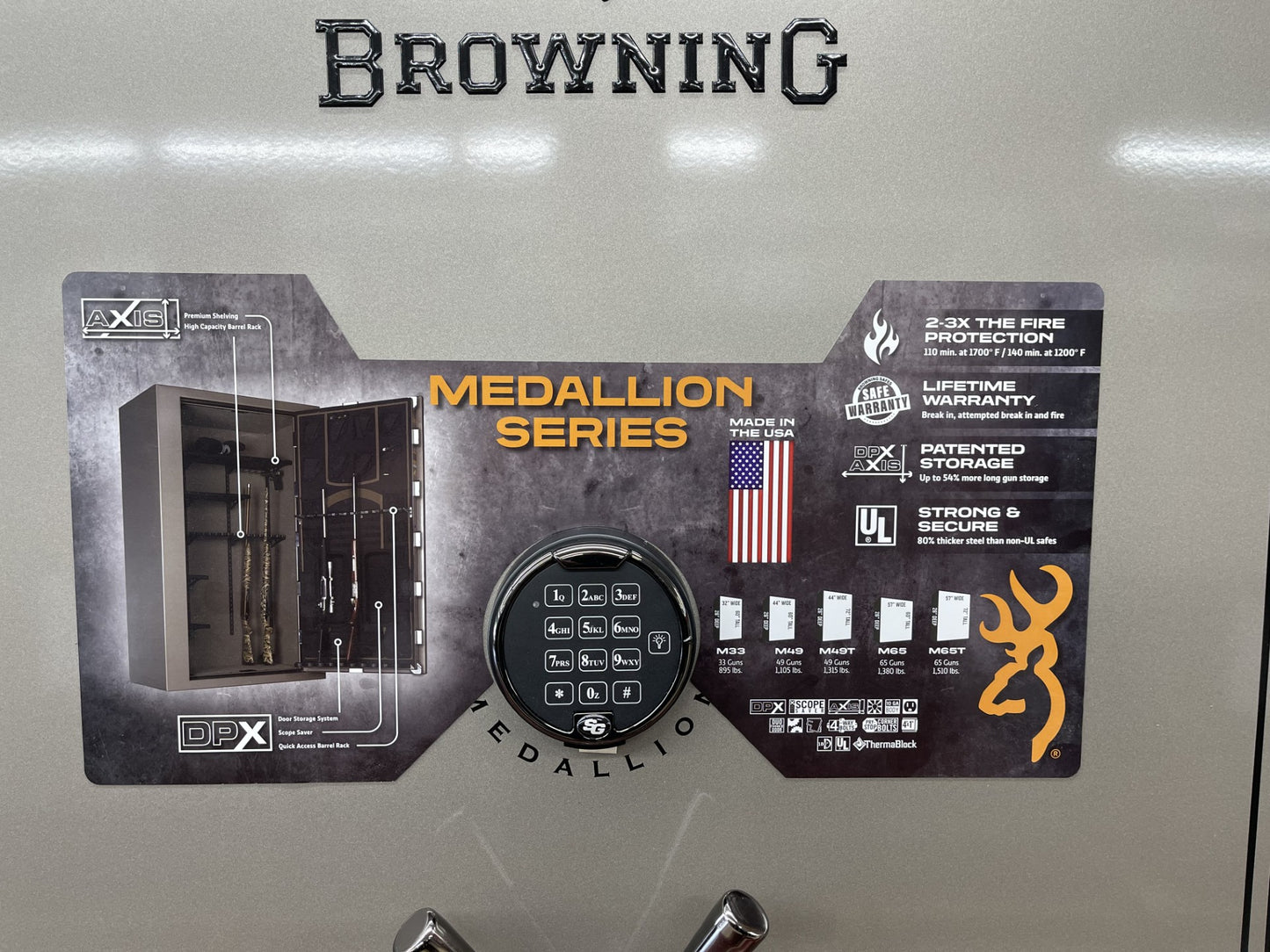 Browning Medallion 49T (Titanium Metallic Gloss Scratch N Dent) – Blue ...